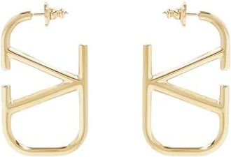 Valentino Garavani Femme, Accessoires, Jaune, Taille: ONE Size VLogo Signature Earrings
