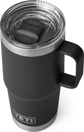 Yeti Rambler Reisebecher Mit Stronghold Deckel, Black, 20 oz (591 ml)