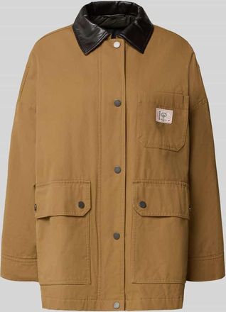 Max Mara Oversized Jacke aus reiner Baumwolle Modell BOZEN