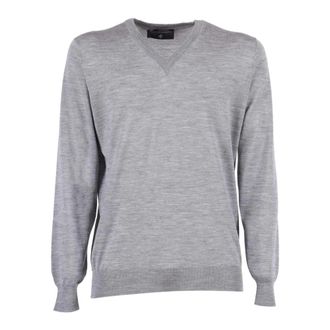 FILIPPO DE LAURENTIIS Collo V ML V-neck Strickware - - Knitwear - Herren - Grau - M