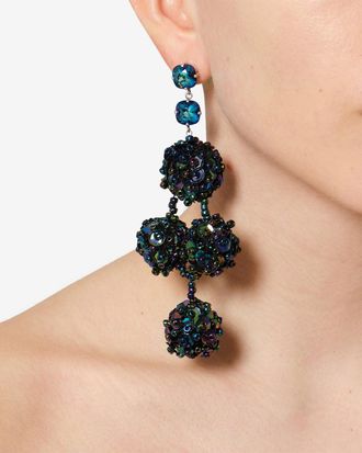 Isabel Marant Boucles DOreille Gia - Femme - Bleu &Eacute;lectrique-argent&eacute; - - Isabel Marant