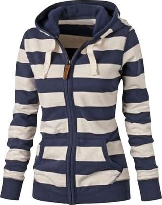 Generic Vestes &agrave; capuche &agrave; manches longues et fermeture &eacute;clair pour femme 2026, Bu2., XXL