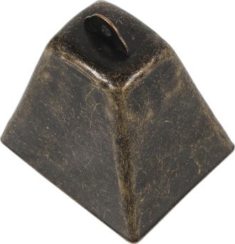 UPKOCH Verlorene Glocke Für Haustiere Quadratische Kuhglocke Im Retro-Stil Glocken Für Haustierhalsbänder Weihnachtsdekoration Lustige Und Einzigartige Gesch