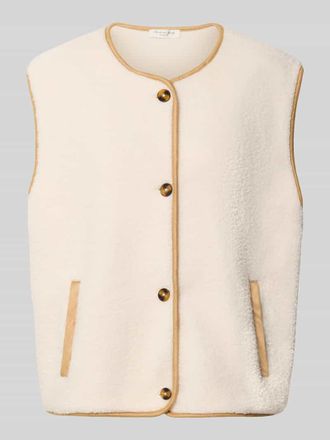 Christian Berg Relaxed Fit Weste mit durchgehender Knopfleiste