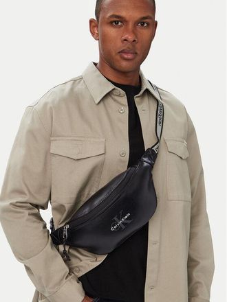 Calvin Klein G&uuml;rteltasche Bold Logo Webbing Waistbag LV04D3630G Schwarz