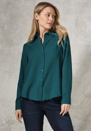 Cecil Langarmbluse aus stretchigem Viskosematerial