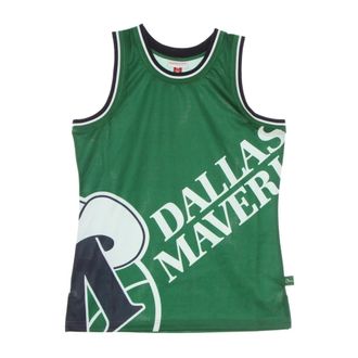 Mitchell & Ness Maillot de mode Big Face Blown Out - Homme - Sport - Vert - Taille: M