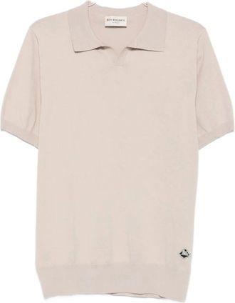 Roy Rogers Homme, Tops, Gris, Taille: M Polo en Maille de Coton