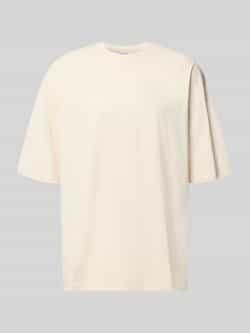 Review Oversized Fit T-Shirt aus reiner Baumwolle mit Logo-Print