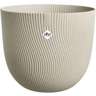 ELHO Pot de fleurs ELHO Sereh Rond 47 Beige &Oslash;47 x H40 cm 55 L 100% recycl&eacute;