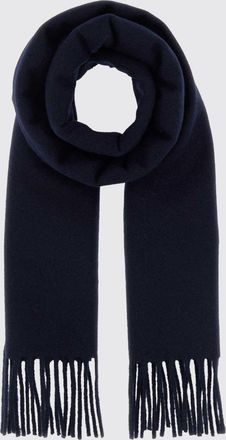 Jil Sander &Eacute;charpe en pure laine vierge avec bords frang&eacute;s et logo