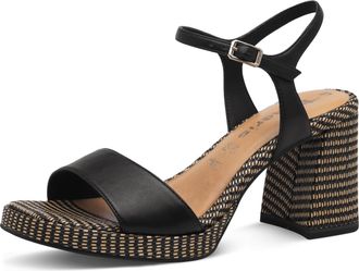 Tamaris Sandalette Damen Elegant schwarz,EU 38