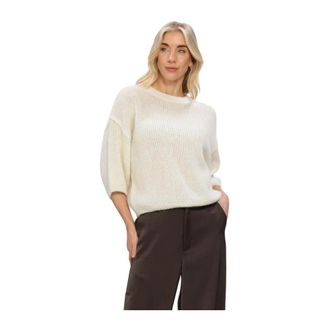 Knit-ted Damen, Strickwaren, Wei&szlig;, MGr&ouml;&szlig;e