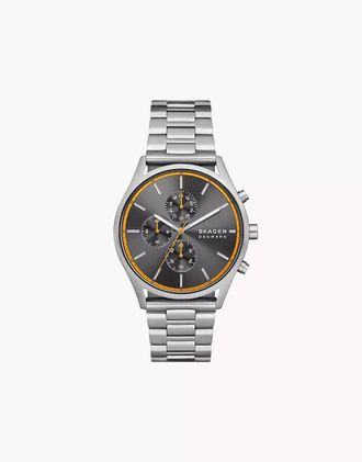 Skagen Holst - Chronograph für Herren aus silberfarbenem Edelstahl