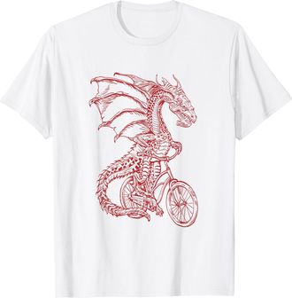 Seembo Dragon Cycling Fahrrad Biker Radfahren Radfahrer Fahrrad T-Shirt