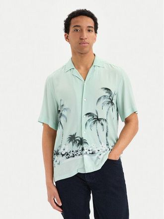 HUGO BOSS Hemd Rayer 50559632 T&uuml;rkisfarben Regular Fit
