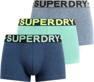 Superdry Homme, Sous-v&ecirc;tements, Multicolore, Taille: S Lot de 3 boxers