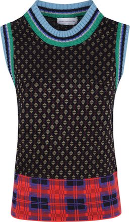 Dries Van Noten Top Wool Canvas Temi