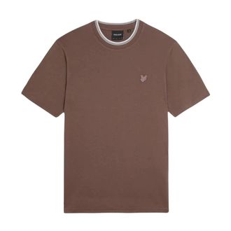 Lyle & Scott Zeitloses Rundhals-Baumwoll-T-Shirt - - Tops - Herren - Blau - 2XL