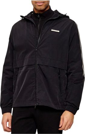 Emporio Armani Emporio Armani Ea7, Homme, Vestes, Noir, Taille: S Logo Series Hooded Jacket