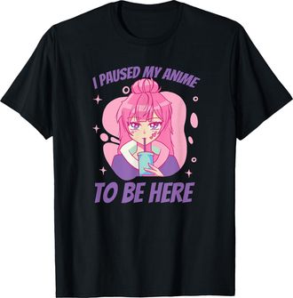 JD Williams Lustig, ich Habe Meinen Anime angehalten, um, sei, Hier Otaku Introvert Graphic T-Shirt