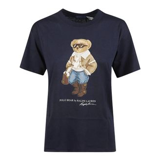 Polo Ralph Lauren B&auml;ren T-Shirt - - Tops - Damen - Blau - S