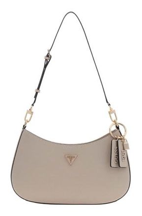 Guess sac &agrave; &eacute;paule Noelle II Top Zip Shoulder Bag Taupe
