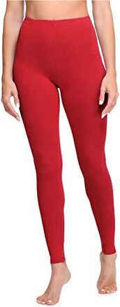 Ladeheid Legging Long Tenue Sport Femme LA40-133 (Rouge, XL)