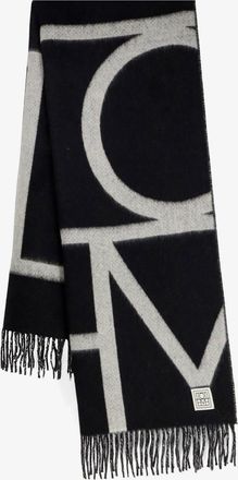 Toteme Monogram wool scarf - TOTEME - gender_Woman