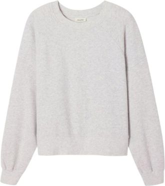 American Vintage Femme, Sweatshirts et sweats &agrave; capuche, Gris, Taille: 40 FR Atubay SweaT-shirt