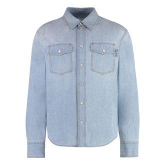 Bottega Veneta Denim Shirt - - Shirts - Herren - Blau - M