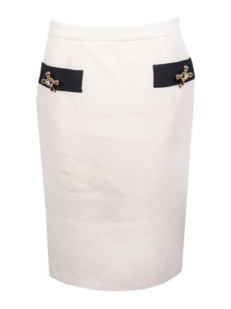 Moschino Jupe Midi - Blanc