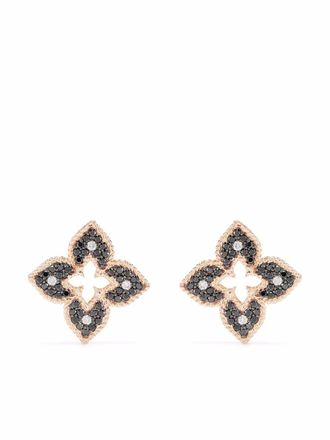 Roberto Coin puces doreilles Venetian Princess en or rose 18ct ornées de diamants