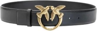 Pinko Pinko, Femme, Accessoires, Noir, Taille: L Love Birds Belt