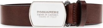 Dsquared2 Homme, Accessoires, Brun, Taille: 90 CM Leather Belt