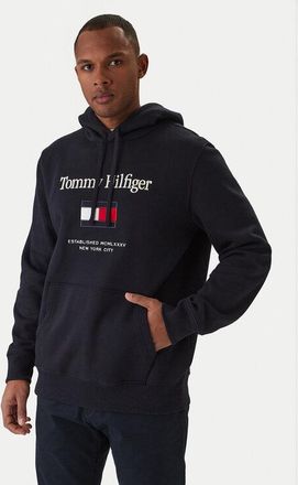 Tommy Hilfiger Sweatshirt Embro Flag MW0MW42735 Dunkelblau Regular Fit