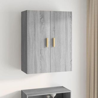 vidaXL Armoire murale suspendue Sonoma gris 69,5x34x90 cm vidaXL