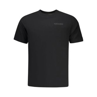 North Sails Homme, Tops, Noir, Taille: M Cotton Crewneck Graphic T-Shirt