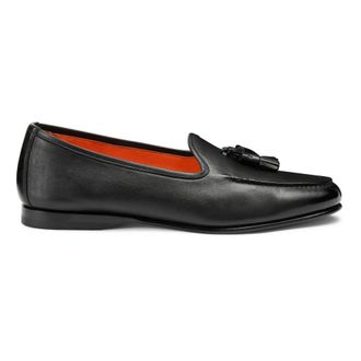 Santoni Tassel Loafer - - Shoes - Herren - Schwarzk - 42 EU