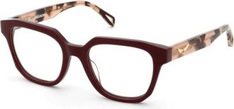 Zadig&Voltaire Femme, Accessoires, Rouge, Taille: 51 MM Vzv445 09Fh Lunettes