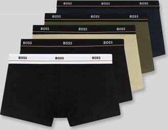 HUGO BOSS Trunks aus Baumwoll-Mix im 5er-Pack