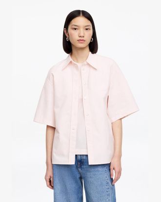 Arket Kurz&auml;rmlige Hemdbluse -Rosa