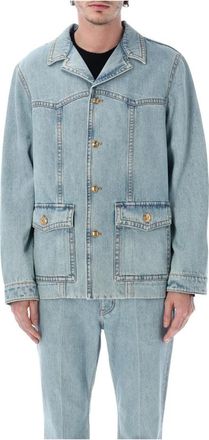 Valentino Garavani Homme, Vestes, Bleu, Taille: M Veste en jean