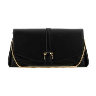 Ferragamo Schwarze Leder Gro&szlig;e Crossbody Bag - - Bags - Damen - Schwarzk - ONE SIZE