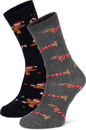 Lasocki Lasocki Lange Socken 2MB-002-AW24 (2-pack) Grau
