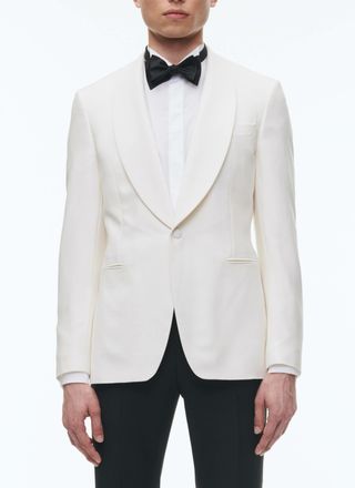 Fursac Veste de smoking ajust&eacute;e en laine - Taille 44 - Homme