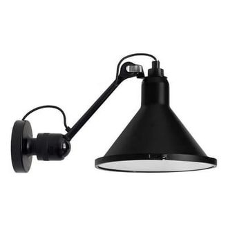 DCW Éditions Paris Applique dextérieur Lampes Gras outdoor - Noir - Acier inox 316 - Designer Bernard-Albin Gras