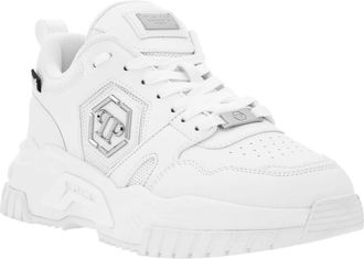 Philipp Plein Low-Top Sneaker - Lo-Top Turnschuhe Hexagon - Gr. 35 (EU) - in Weiß - für Damen