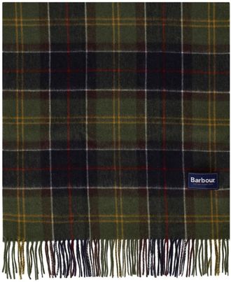 Barbour Tücher & Schals - BARBOUR BRADEN TARTAN BLUE SCARF - Gr. unisize - in Grün - für Damen