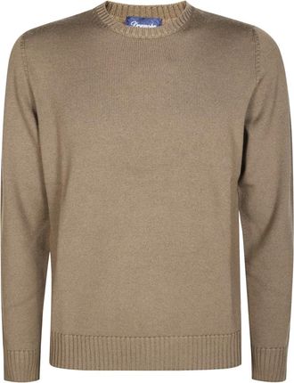 Drumohr Homme, Pulls, Brun, Taille: S Maglia GC Rasato Tubico